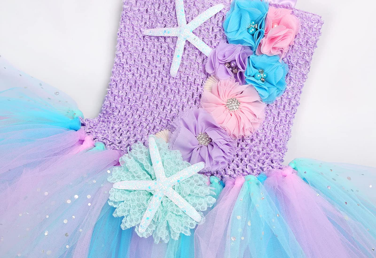 Enchanting Light-Up Mermaid Costume Dress for Girls – costumevista.com